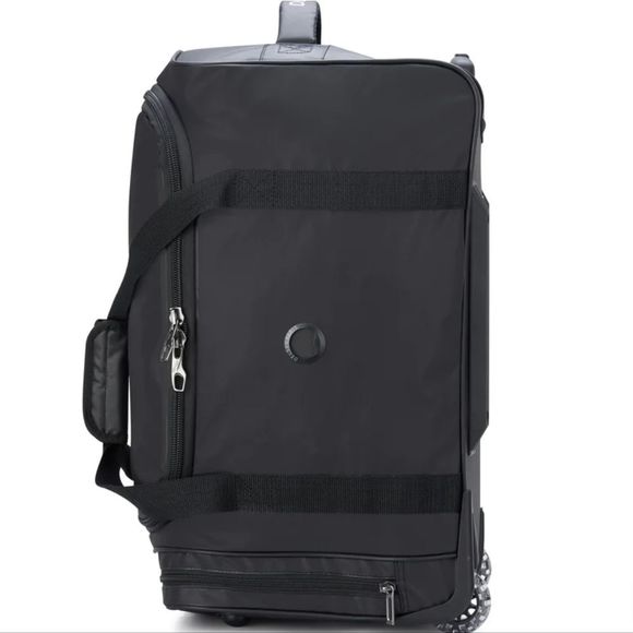 Delsey | Bags | Delsey Paris Raspail Carryon Duffel Wheeled Black ...